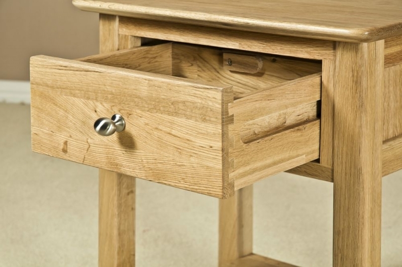 Buy Shaker Oak Bedside Table The Furn Shop