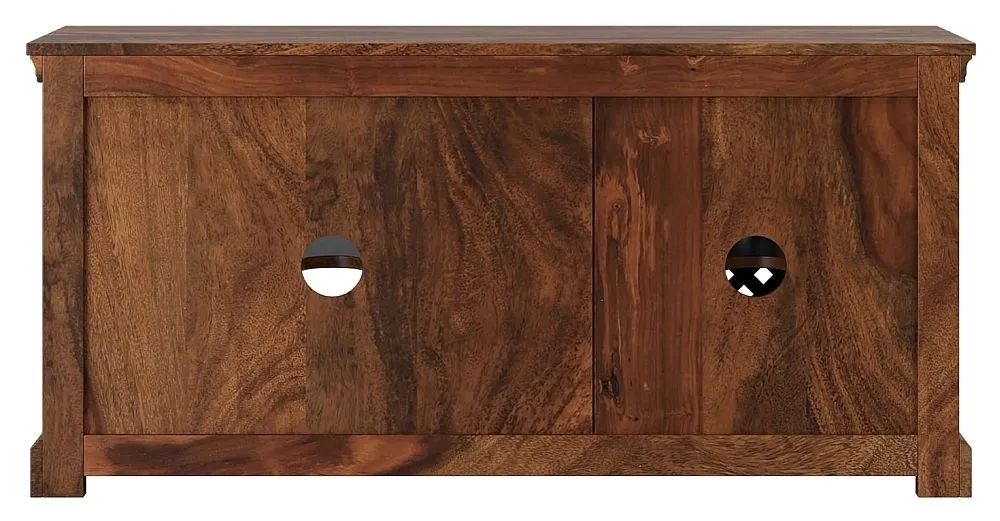 Maharani Sheesham TV Unit, Indian Wood, Small Cabinet 115cm, Stand Upto ...